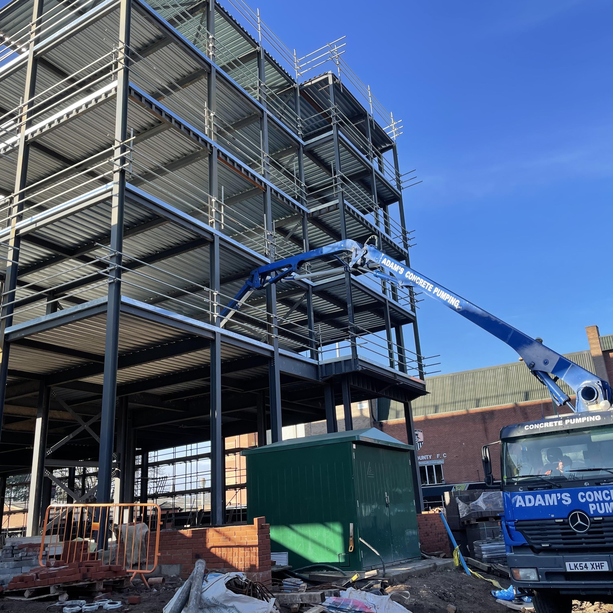 Commercial Concrete Pumping - Adams Concrete Pumping Services Ltd